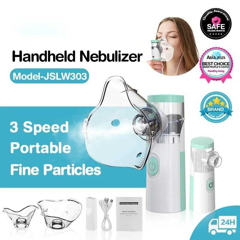 Portable Asthma Inhaler Ultrasonic Spray Nebulizer Machine For Kids And ...
