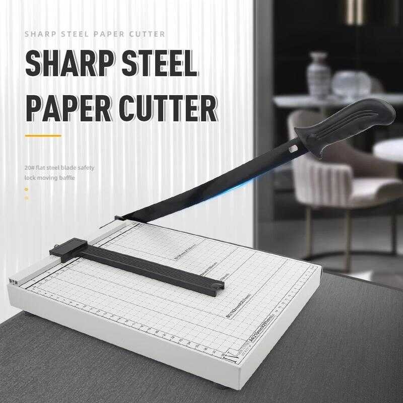Office Paper Cutter A4 Trimmer Heavy Duty Metal Base Gridded Photo ...