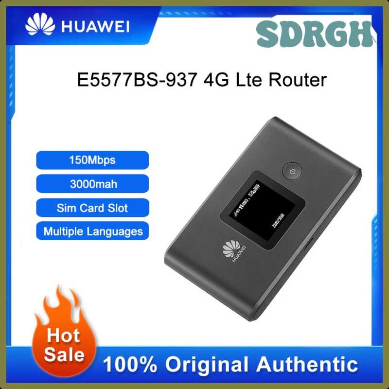 SDRGH HUAWEI E5577bs-937 4G Lte Router Wireless Wifi Portable Modem ...