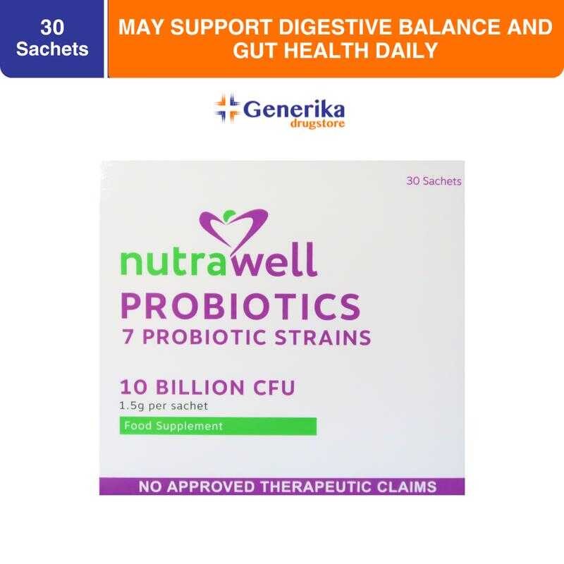 Nutrawell Probiotics Sachet 10 Billion CFU 1.5G Adults -Pack Of 0 ...