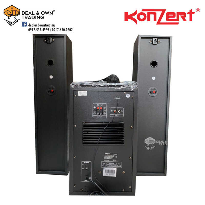 Konzert Kx-450+ 2.1 Multimedia Speaker System With Usb/Sd, FM Radio ...