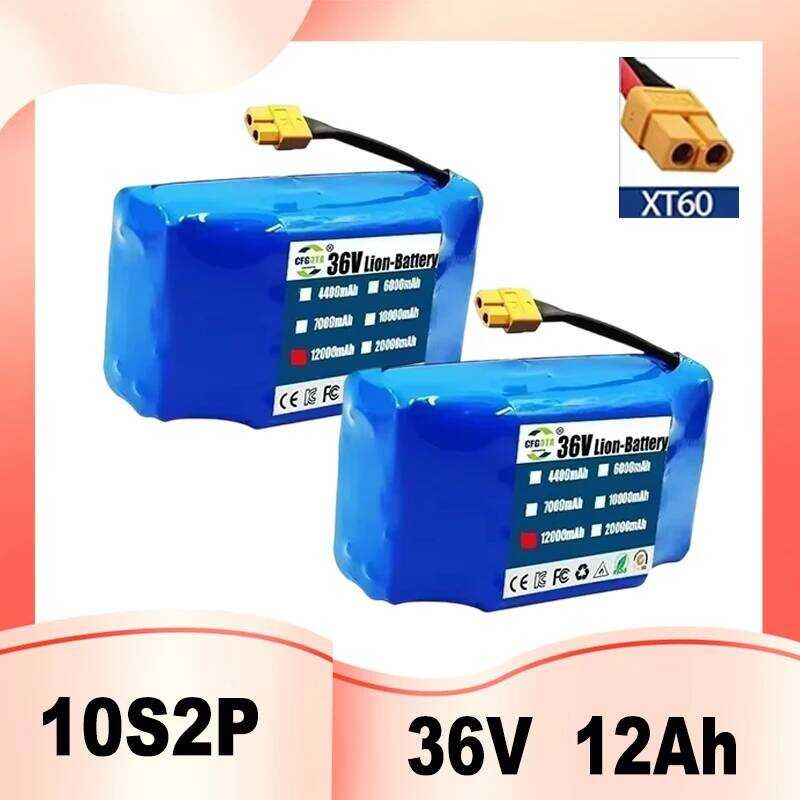 Genuine 1C 36V 12Ah 10S2p Battery Packs Rechargeable Lithium Ion For ...
