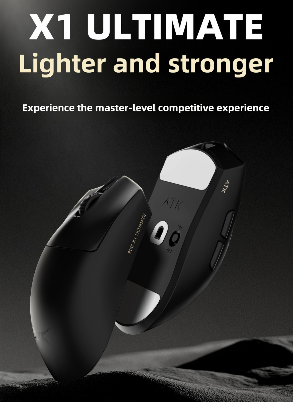 ATK Liekong X1 Ultimate Nearlink Mouse Type-C 2.4G PAW 3950Ultra Dual ...