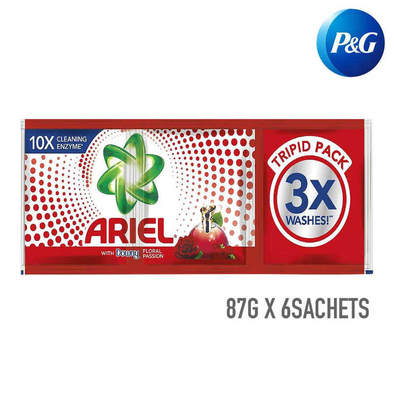 Ariel Base Powder Floral Passion Laundry Detergent Tripid Sachet 87 ...