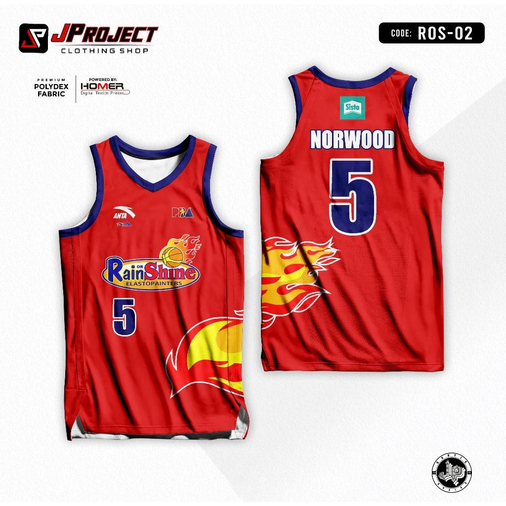 PBA JPROJECT PREMIUM BASKETBALL JERSEY (F) | Shopee Philippines