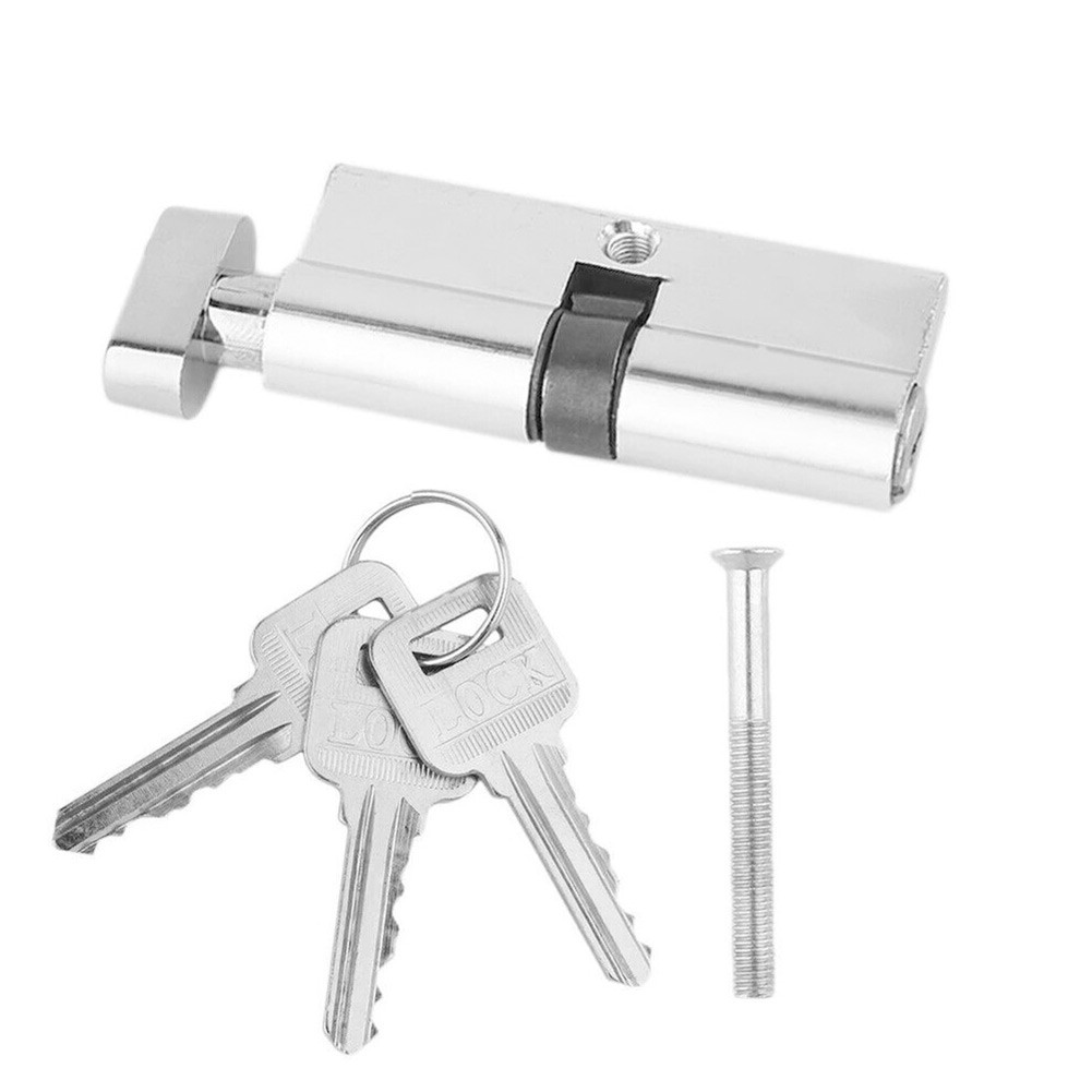 [LUSH] Thumb Turn Cylinder Door Lock UPVC Anti Pick 35/35+ 3 Keys Kit ...