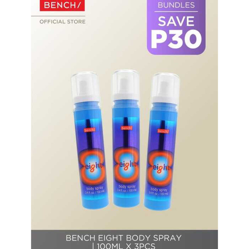 Bench- Pid0040 100Ml Eight Body Spray Set Of 3 966 | Shopee Philippines