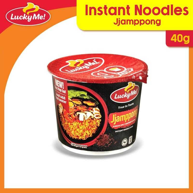Lucky Me Go Cup Mini Instant Noodle Soup Jjamppong 40G 0Ef | Shopee ...