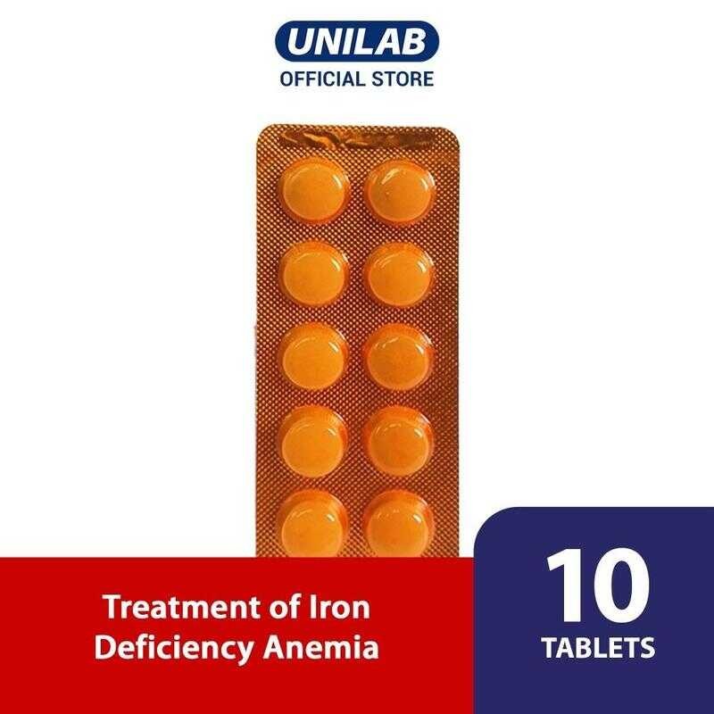 Unilab - Ritemed Iron+Folic 60Mg/250 Mcg 10 Tablets (An Anti-Anemic ...