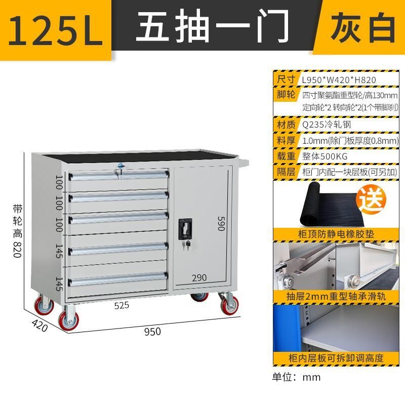 Juhua Heavy Duty Tool Cabinet Auto Repair Tool Cart Small Push Cart Workshop Mobile Factory ...