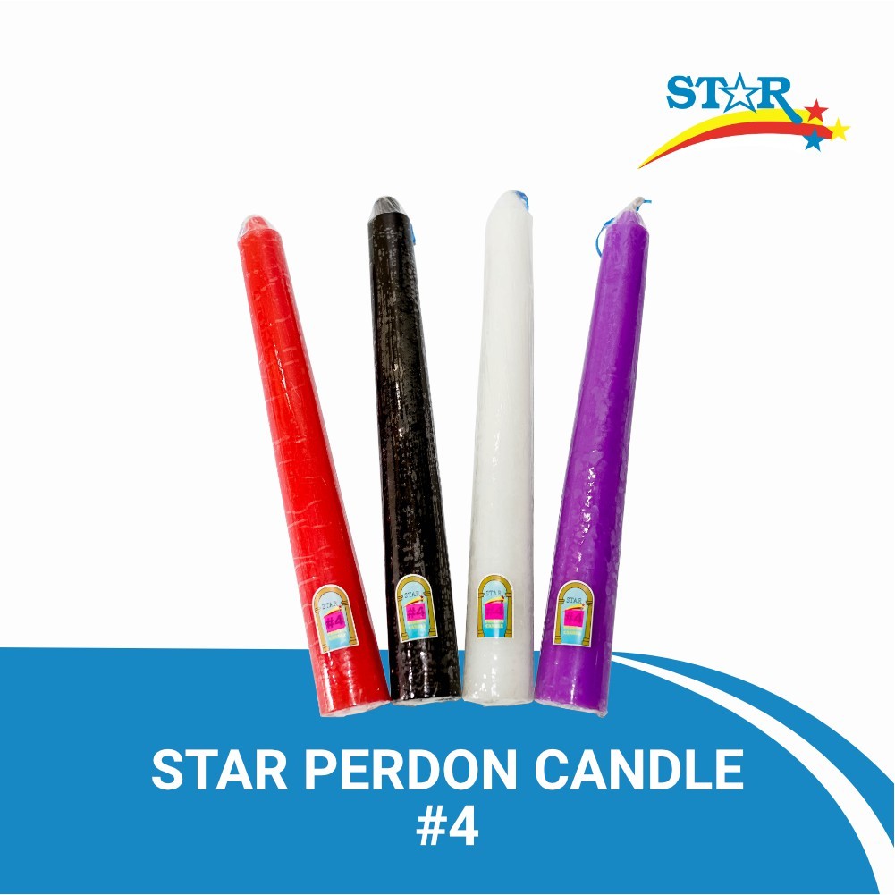Star Perdon Candle # 4 (Per Candle Stick) | Shopee Philippines