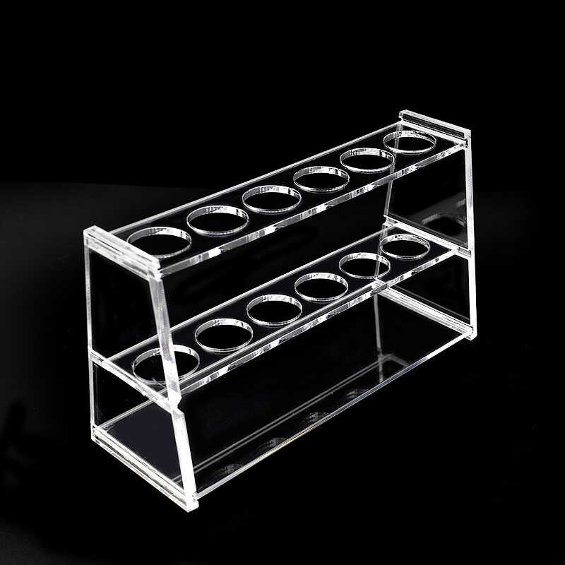 Organic Glass Colorimetric Tube Rack Transparent Shelf Test Tube Rack ...