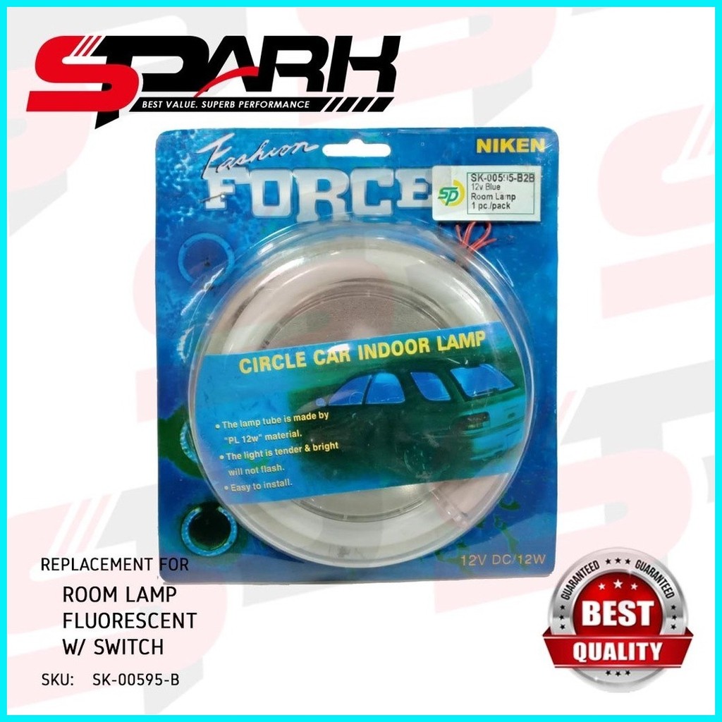 4" Car Room Lamp Interior Lamp Dome Light Fluorescent with Switch ...