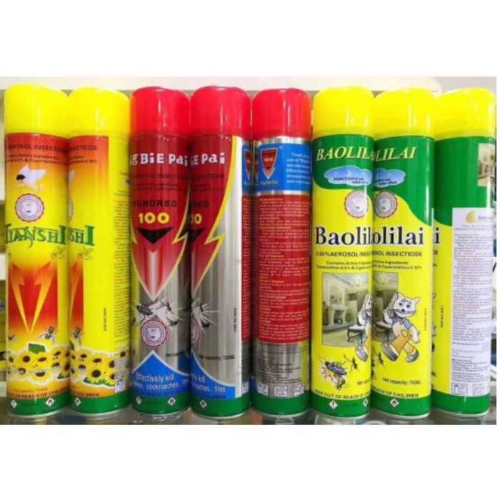 Baolilai Aerosol Insecticide Spray Insects 750Ml Mosquito Killer Insect ...