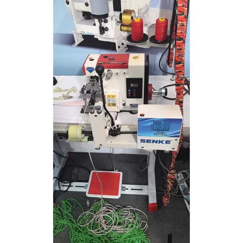 Fully Automatic Overlock Sewing Tape Towing Front Pulling Drag Wheel ...