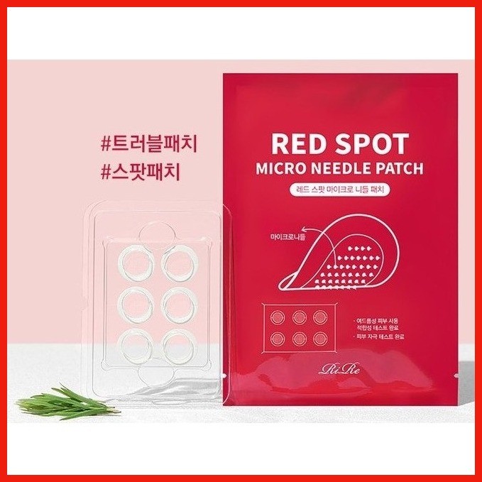 KOREA Red Spot Microneedle Pimple Patch / pimple patch with needles ...