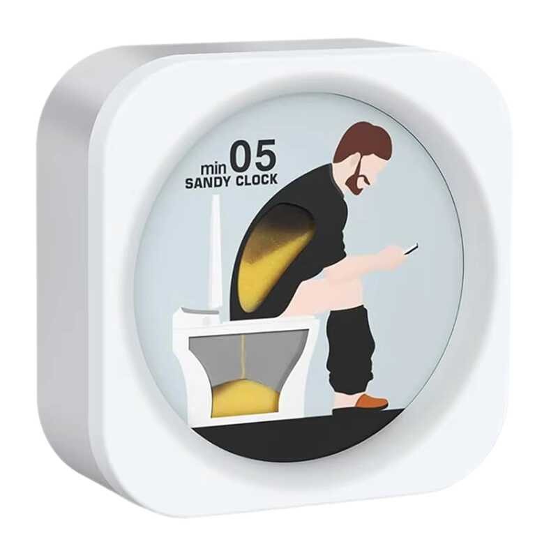 (Bxgo) Toilet Hourglass Timer 5 Minute Restroom Sand Clock Time ...
