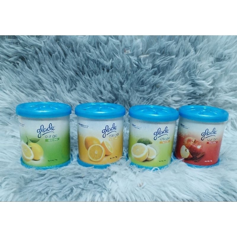 Glade car gel fresh lemon/lime/apple/orange squeeze 70g | Shopee ...