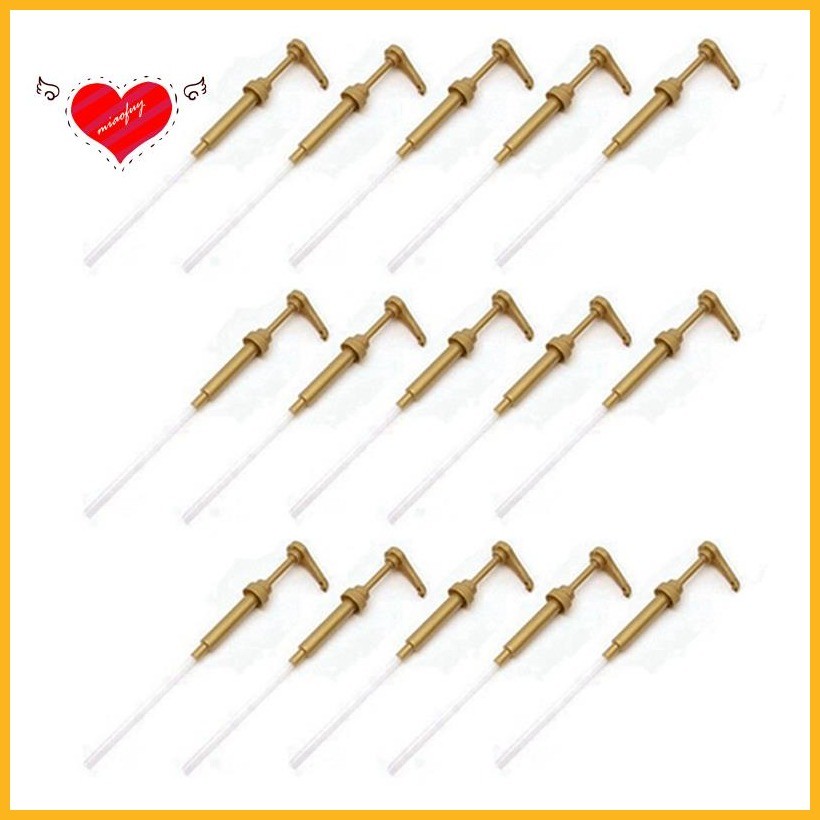 15 Pcs Coffee Milk Tea Dispenser Syrup Pump Black Liquid Dispenser for ...