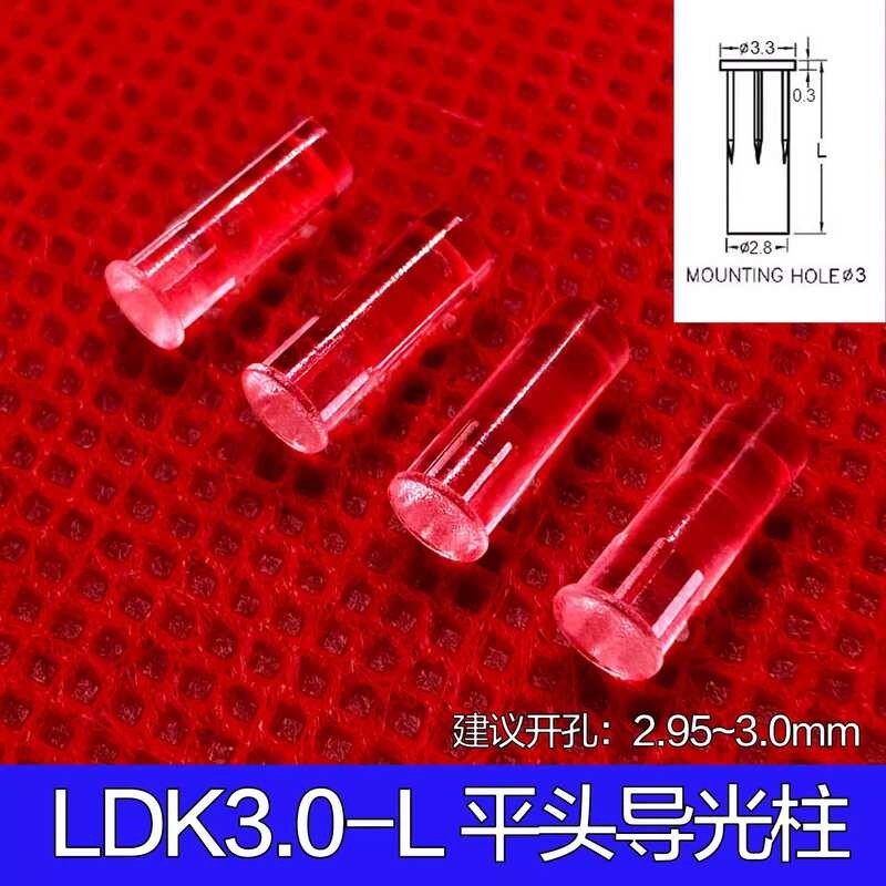 3mm Diameter Flat Head Transparent Column LED SMD Keyboard Power ...