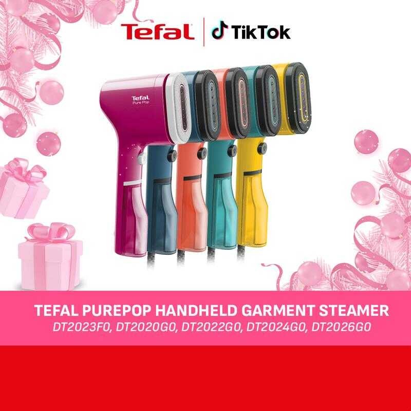 Tefal Pure POP Handheld Steamer With Reversible Pad Anti-Burn ...