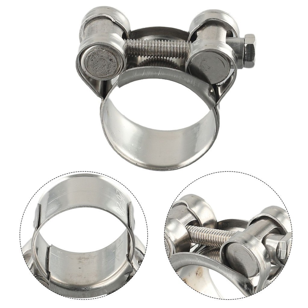 Hose Clamps-Clips Stainless Steel Heavy Duty T Bolt Exhaust Mikalor ...