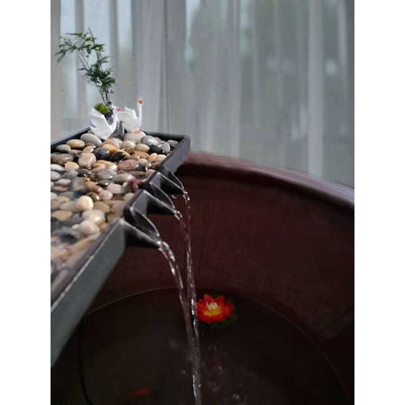 Goldfish Tank Bonsai Ornament Filter Circulation System Device Fountain ...
