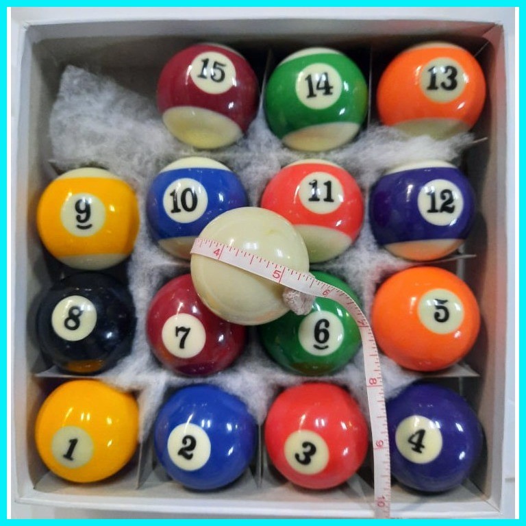 2inches Taiwan Billiard Balls Set / 2inches Taiwan Bola ng Bilyaran ...
