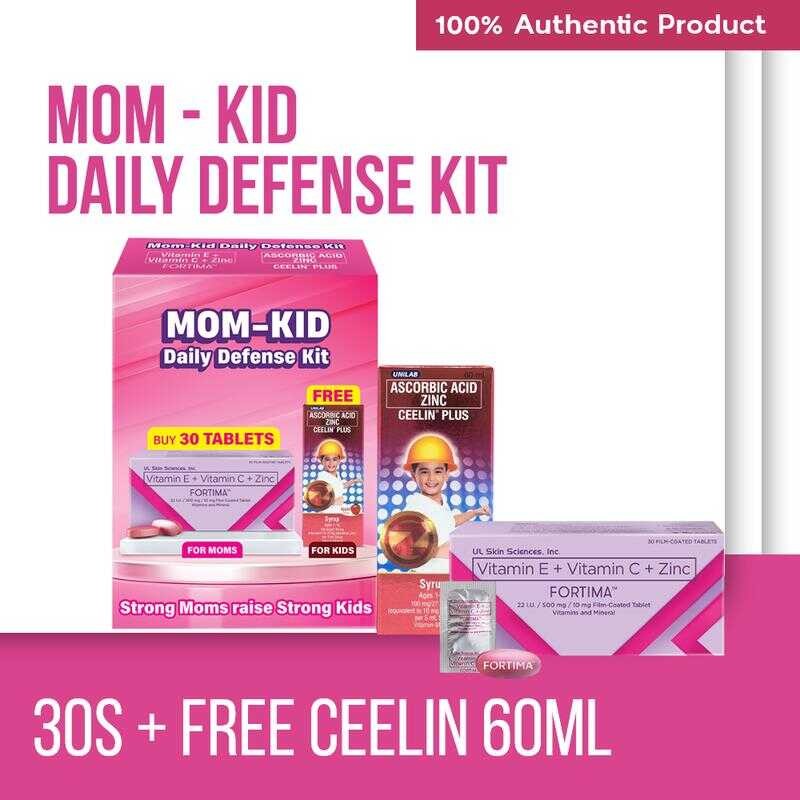 Fortima (Vitamin E Vitamin C Zinc) 0 Capsules + FREE Ceelin 60Ml ...