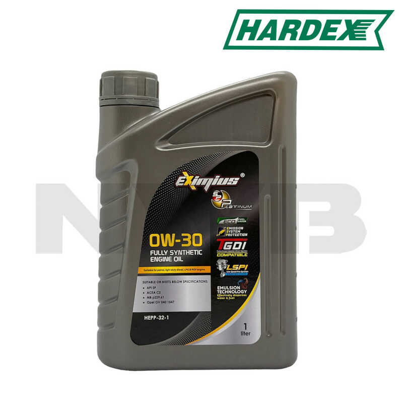 Hardex Eximius 0W30 Fully Synthetic Diesel And Gasoline Engine Oil ...