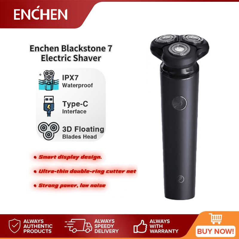 ENCHEN Blackstone 7 Electric Shaver 3D Floating Shavers Beard Trimmer ...