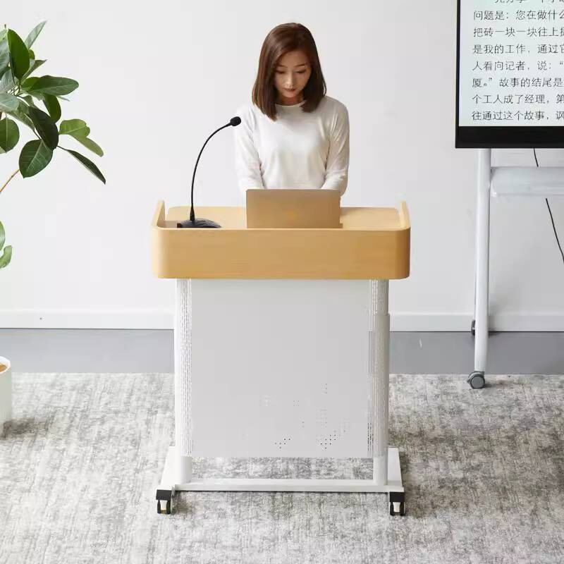 Mobile Lectern Speech Platform School Lectern Table Teacher Special ...