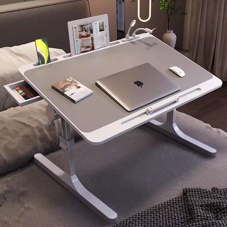 ☑♥ Foldable Adjustable Bedside Table for Home Use, Computer Study Desk ...