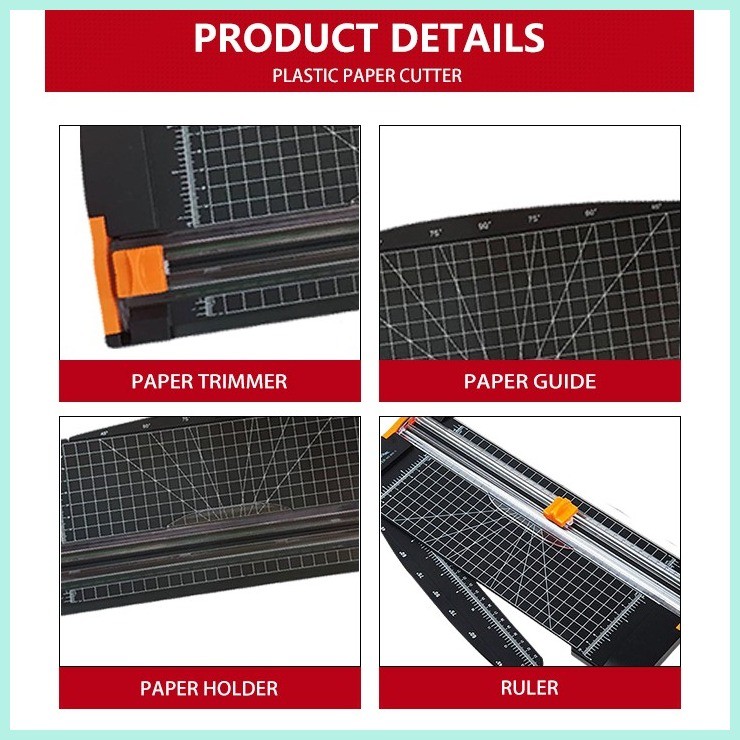 Portable Plastic Based Paper Cutter A4 Size QUAFF | Shopee Philippines