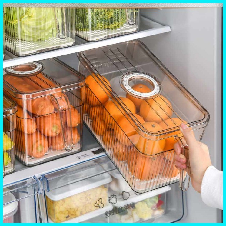 Produce Saver Containers for Refrigerator Stackable Food Storage ...