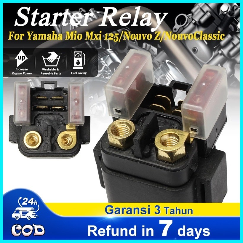 Relay Starter Relay Yamaha Mio Mxi 125/Nouvo Z/NouvoClassic 3SS-H1940 ...