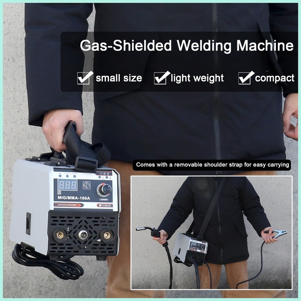 MIG-999 Welding Machine Portable MIG&MMA&TIG 3IN1 Gasless Welder IGBT Inverter Welder DC Welder ...
