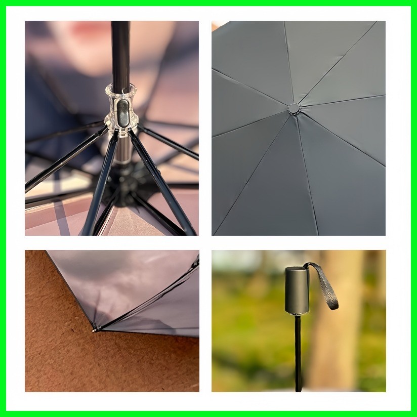 Manual Umbrella Vinyl Sunscreen UV-Proof Eye Umbrella Insulation ...