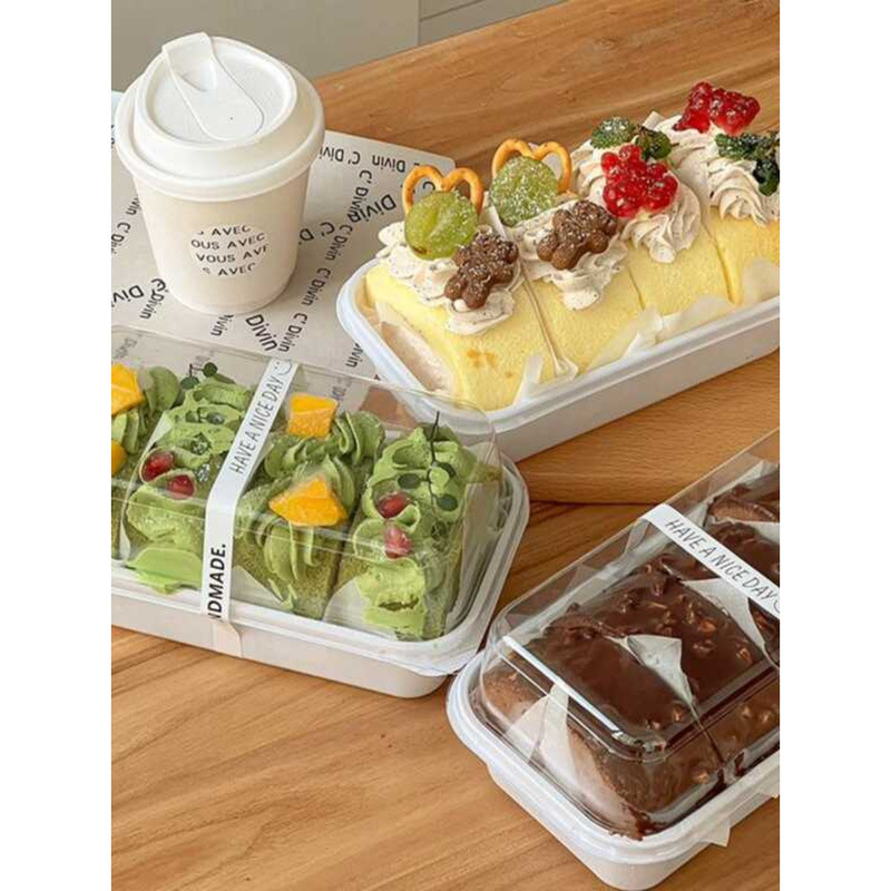 Swiss Roll Cake Box Packaging Box Sam Cake Roll Divider Box Towel Roll ...