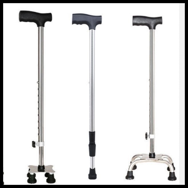 Quad Cane Adult Heavy Duty Tungkod Quadcane Stainless steel Trusty Cane ...