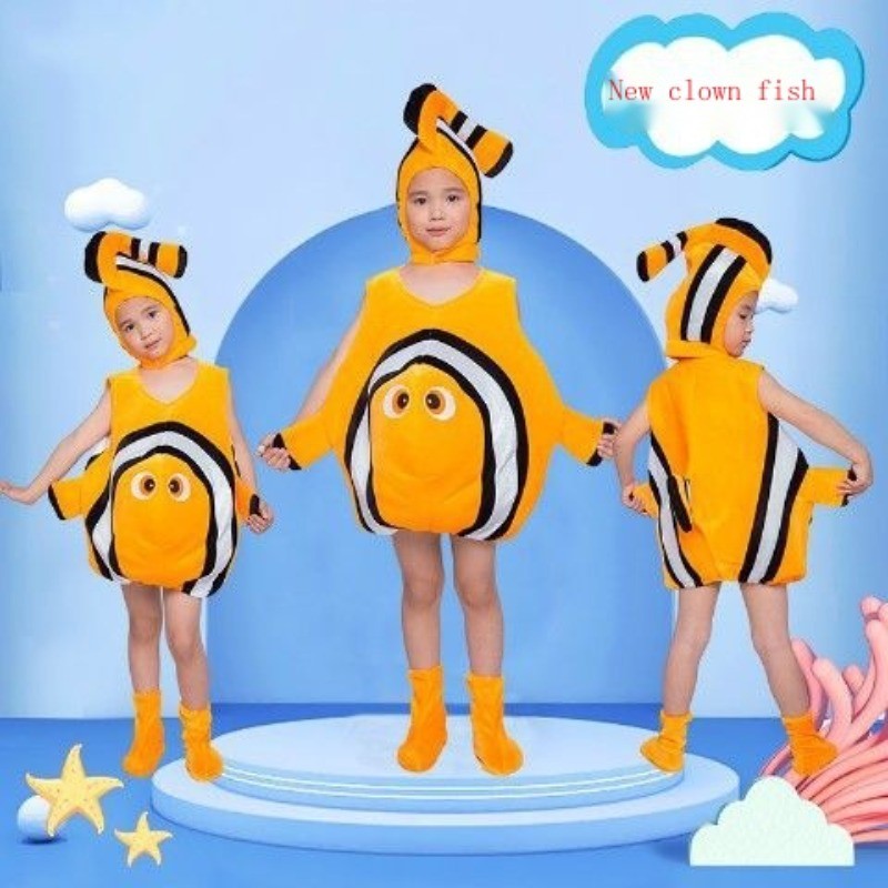 ZST Children's marine animal costume Carp, crab, lobster, octopus ...