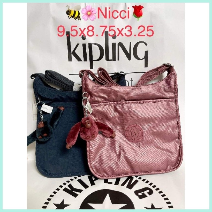 Original kipling bags- Art mini, Zeva, Nicci, Zyro, shayna | Shopee ...