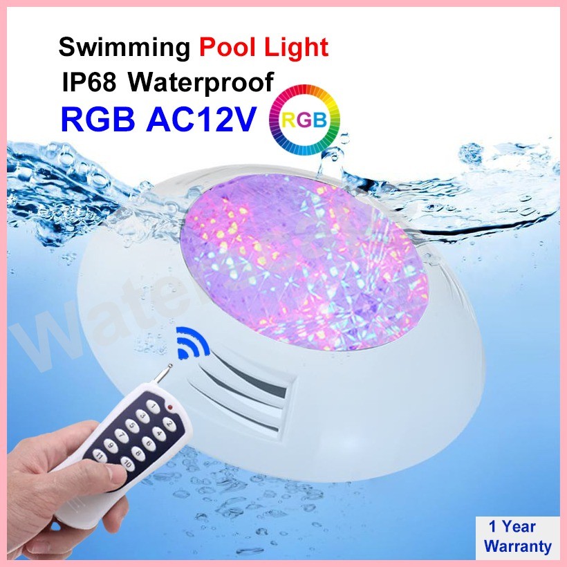 Swimming pool lights underwater RGB LED waterproof IP68 spot light Fountain Bathtub Jacuzzi ...