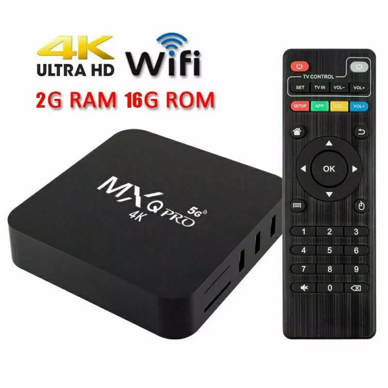 Smart TV Box MXQPRO 4K 5G TV Box Android 11.1 16+256G Ultra HD Android ...