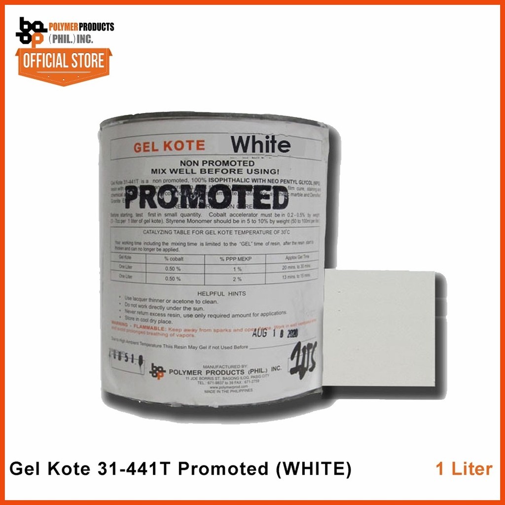 Polymer Gel Kote 31-441T Promoted WHITE | Shopee Philippines