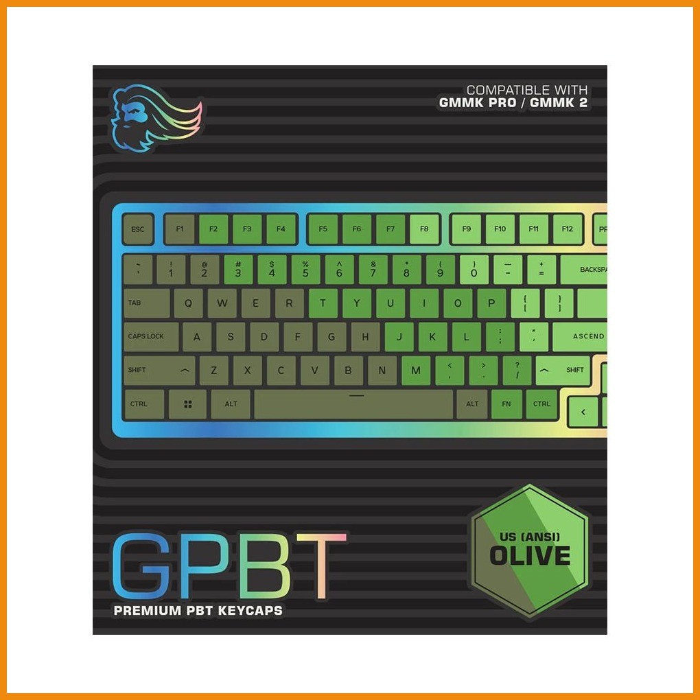 Glorious GPBT 114-Keys Premium Keycaps [Olive] | Shopee Philippines