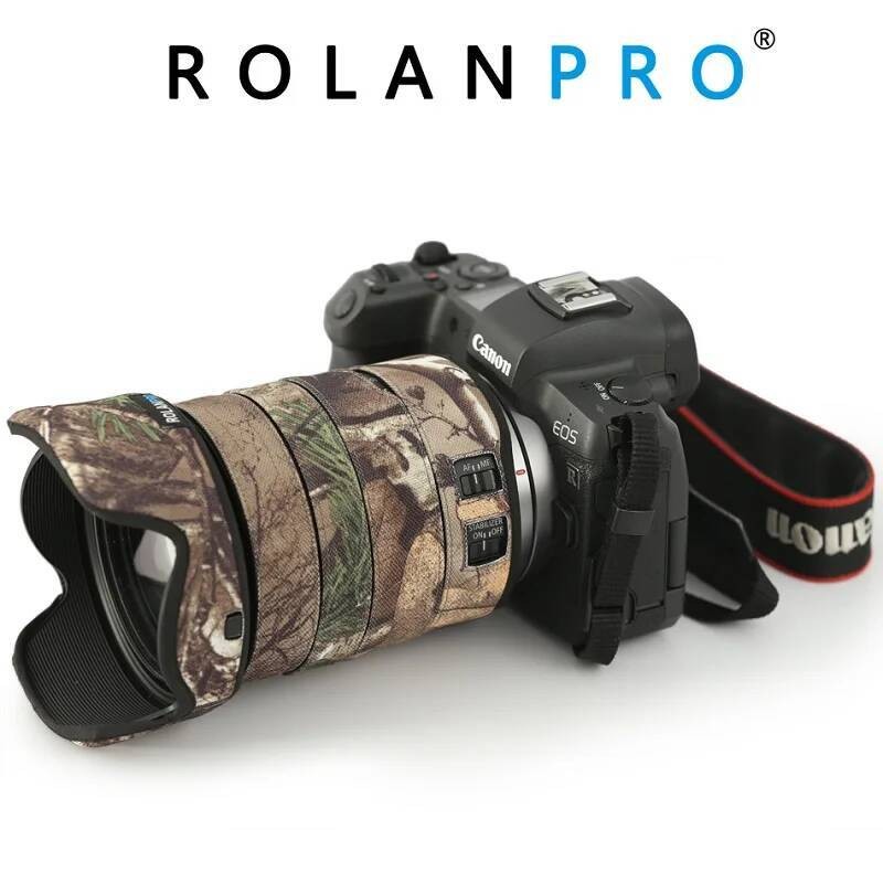 ROLANPRO Lens Camouflage Coat Rain Cover for Canon RF 24-105mm f4L IS ...