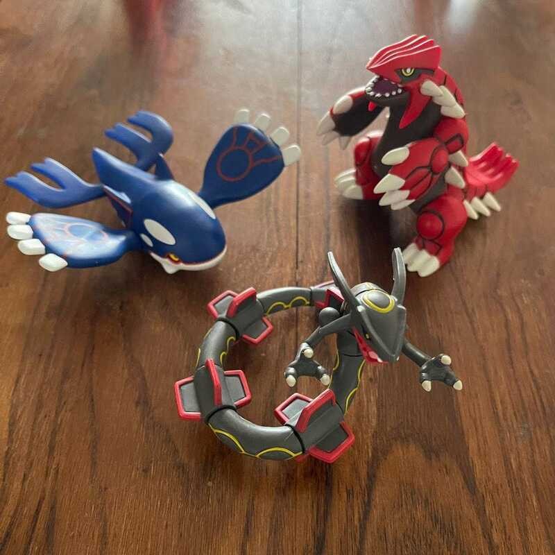 Pokémon Pet Pocket Monster Gyarados Kyogre Rayquaza Large Action Figure ...