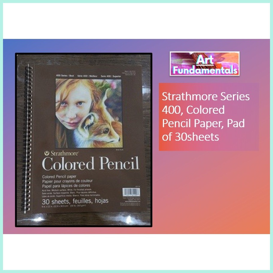 Strathmore Series 400, Colored Pencil Paper, Pad of 30sheets | Shopee ...