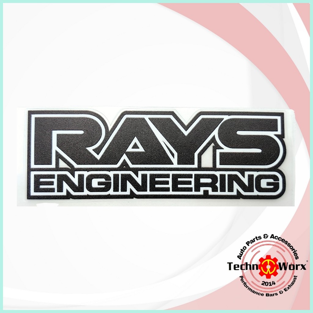 VOLK RACING ORIGINAL STICKER decal emblem mags te37 wheel car universal ...